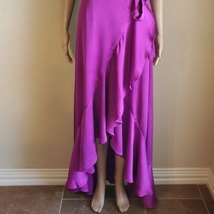 Petal Roz | Dresses | Ruffle Wrap Magenta Maxi Dress | Poshmark